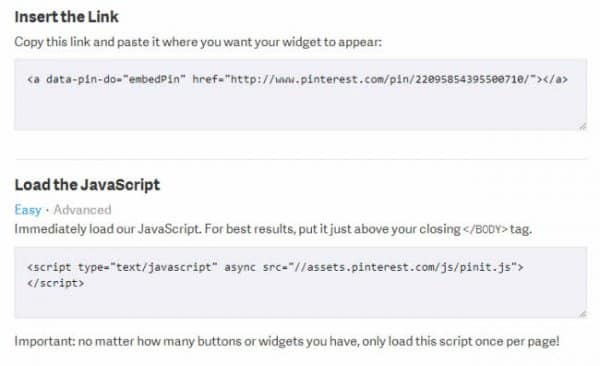 Herramientas para Embeber Contenido Social de Pinterest