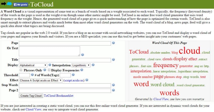Crea NUBES de PALABRAS, 10 Herramientas GRATIS 🤖