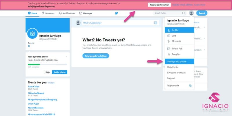 Cómo Iniciar SESIÓN o Crear CUENTA en TWITTER