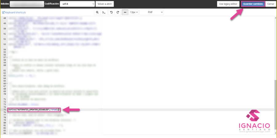 Cómo Desactivar Actualizaciones Automáticas en WordPress